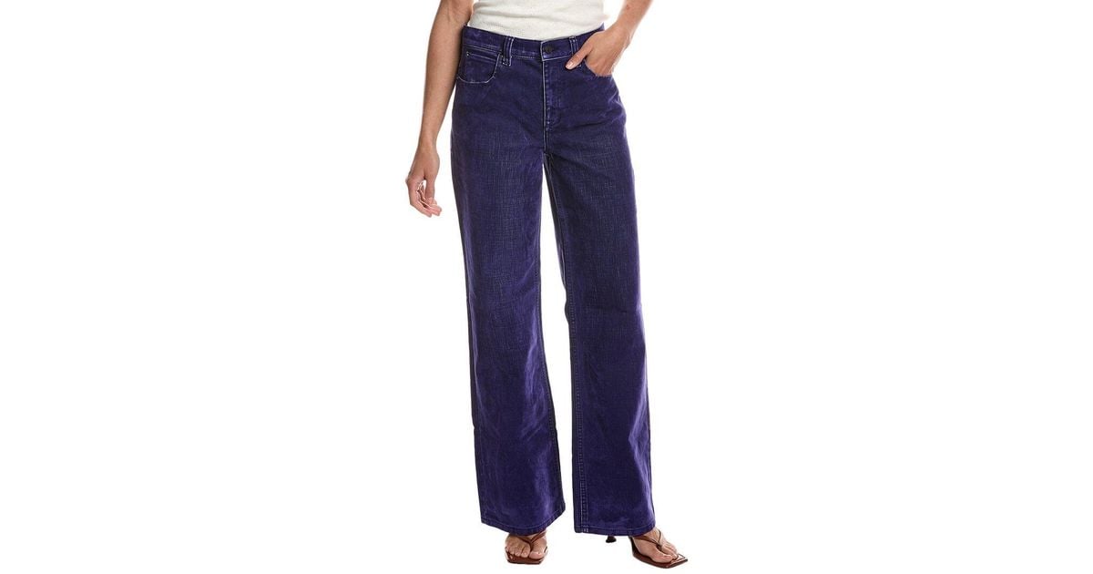 Free People Tinsley Baggy High-Rise Twilight Jean in Blue | Lyst