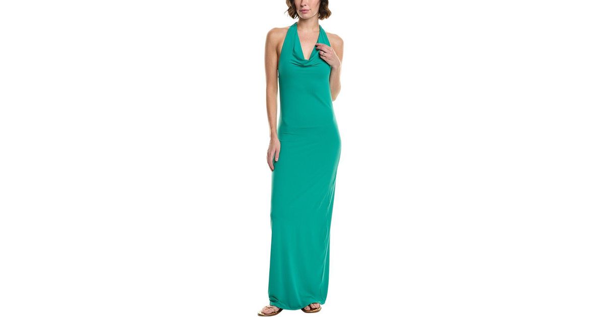 PQ Swim Helena Maxi Dress in Green | Lyst