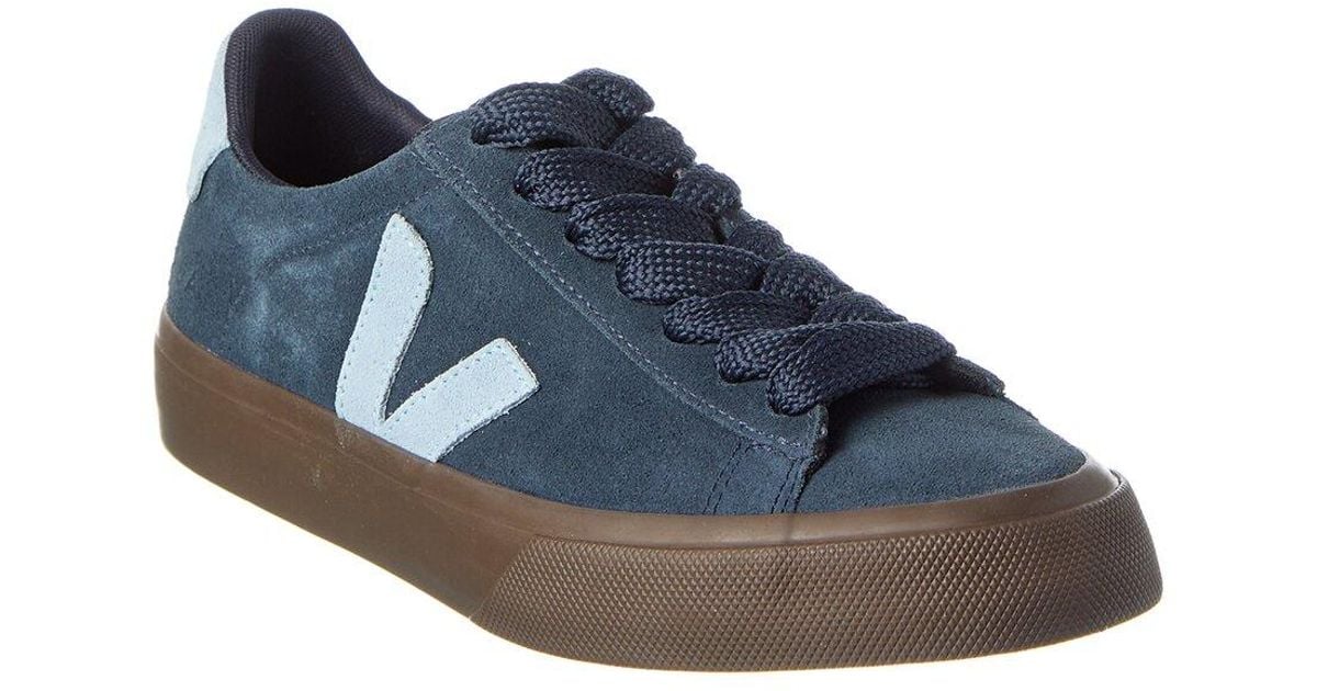 Veja Campo Suede Sneaker in Blue | Lyst UK