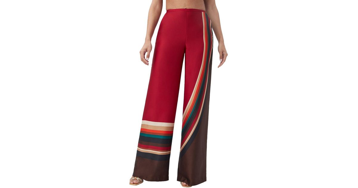 Trina Turk Tavia Pant in Red | Lyst UK