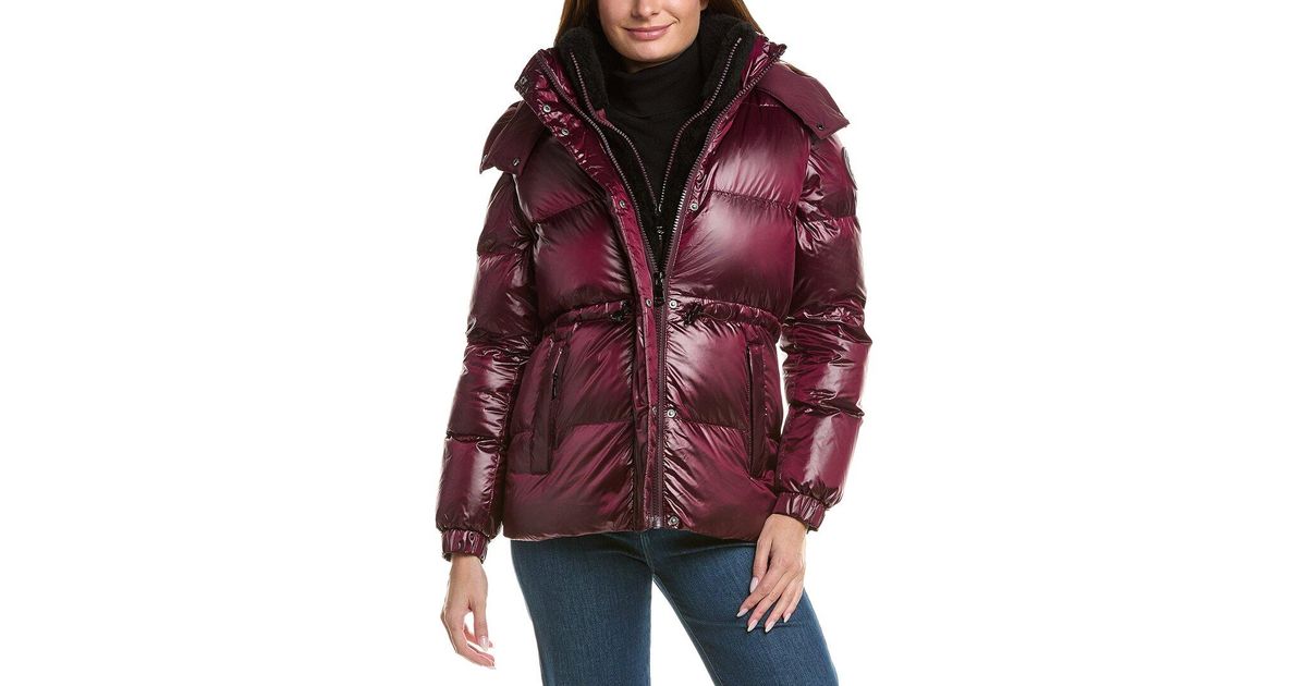 Pajar Puffer Jacket in Red | Lyst
