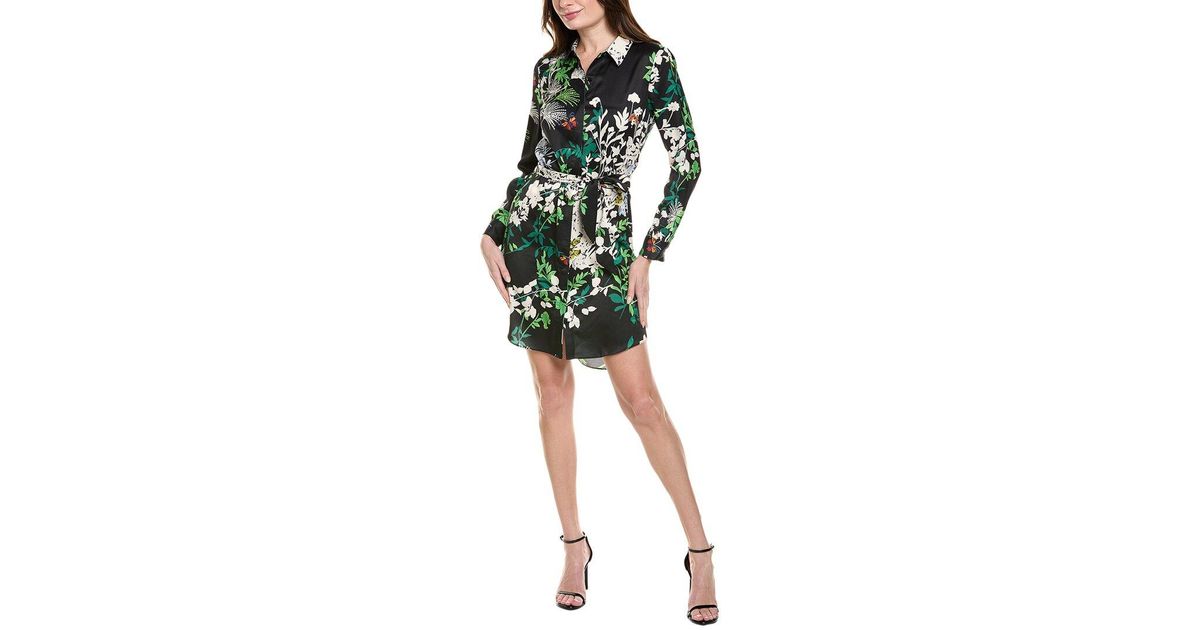 FLORA BEA NYC Natalee Mini Dress in Green | Lyst