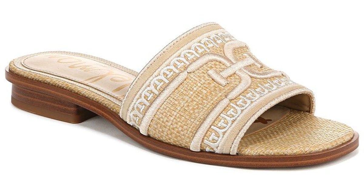 Sam Edelman Stevie Slide in White | Lyst UK