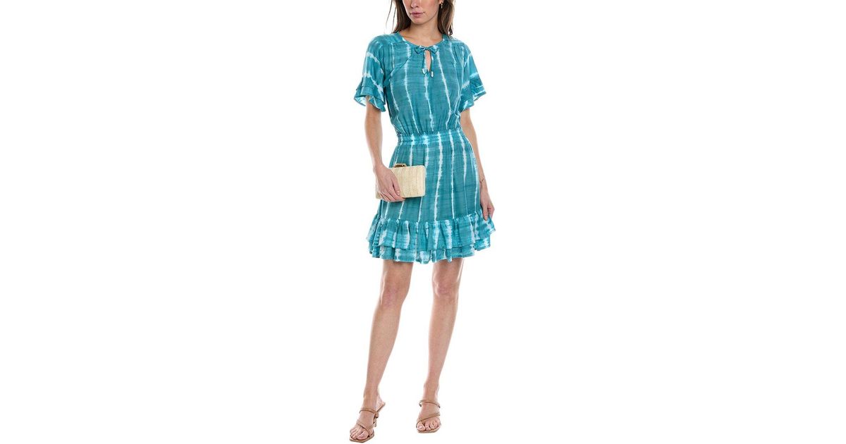 Walker & Wade Courtney Mini Dress in Blue | Lyst