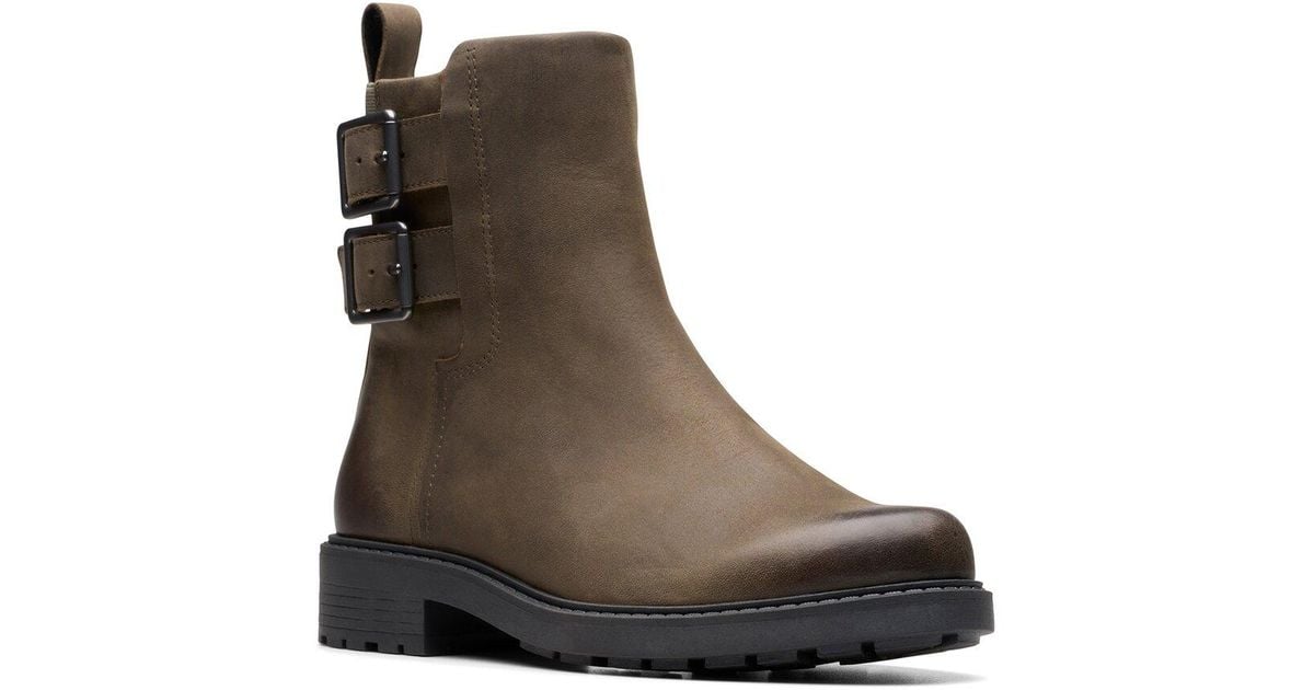 Clarks Orinoco2 Bay Leather Bootie in Brown | Lyst UK