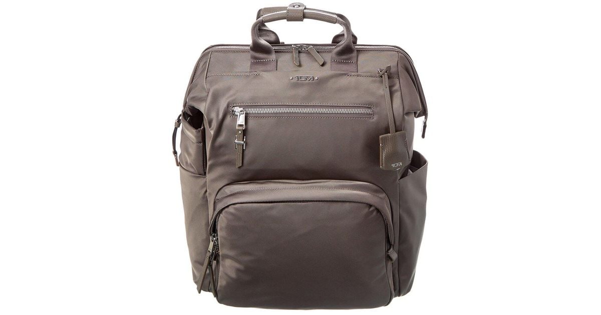 Tumi Irma Framed Backpack in Brown | Lyst