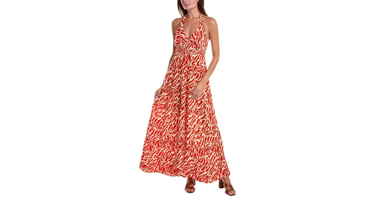 ANNA KAY Talie Maxi Dress in Red | Lyst
