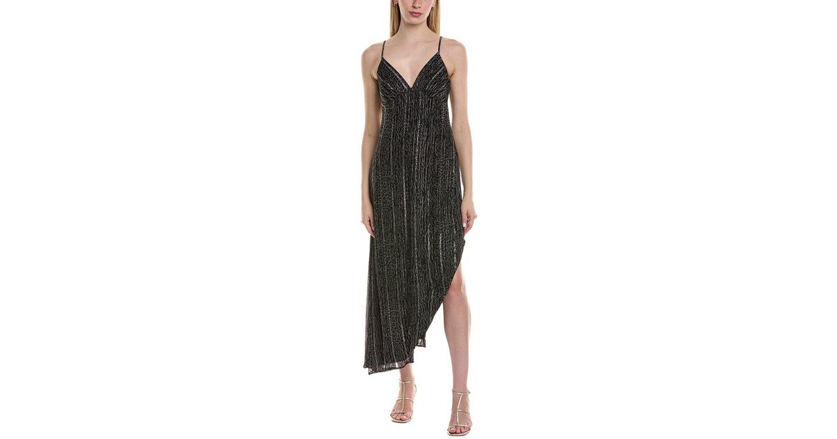 Chaser Brand Leopard Printed Ggt Kiss Slip Dress in Black | Lyst UK
