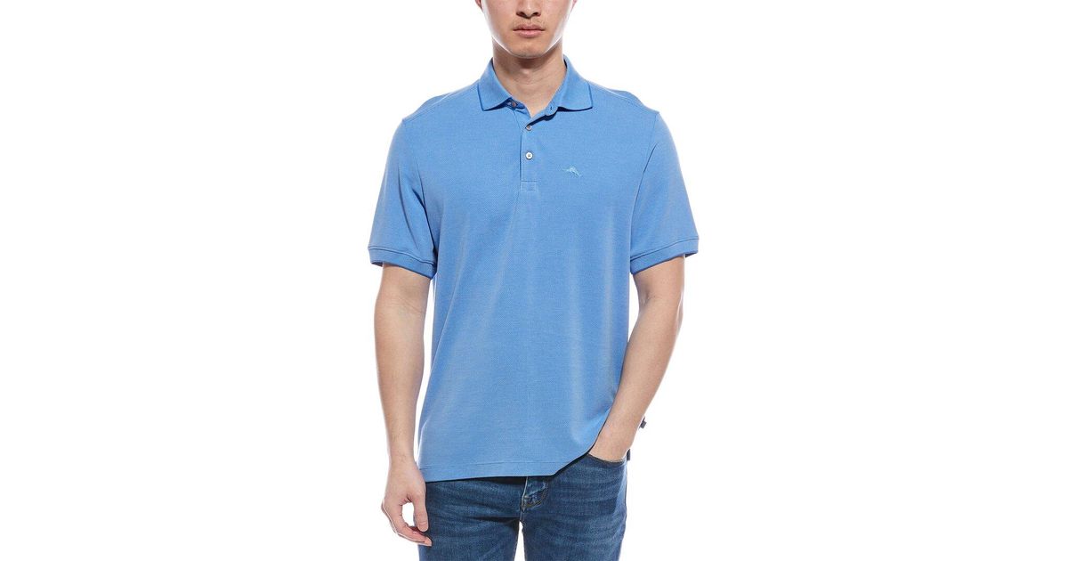 Tommy Bahama Pebble Shore Polo Shirt in Blue for Men | Lyst