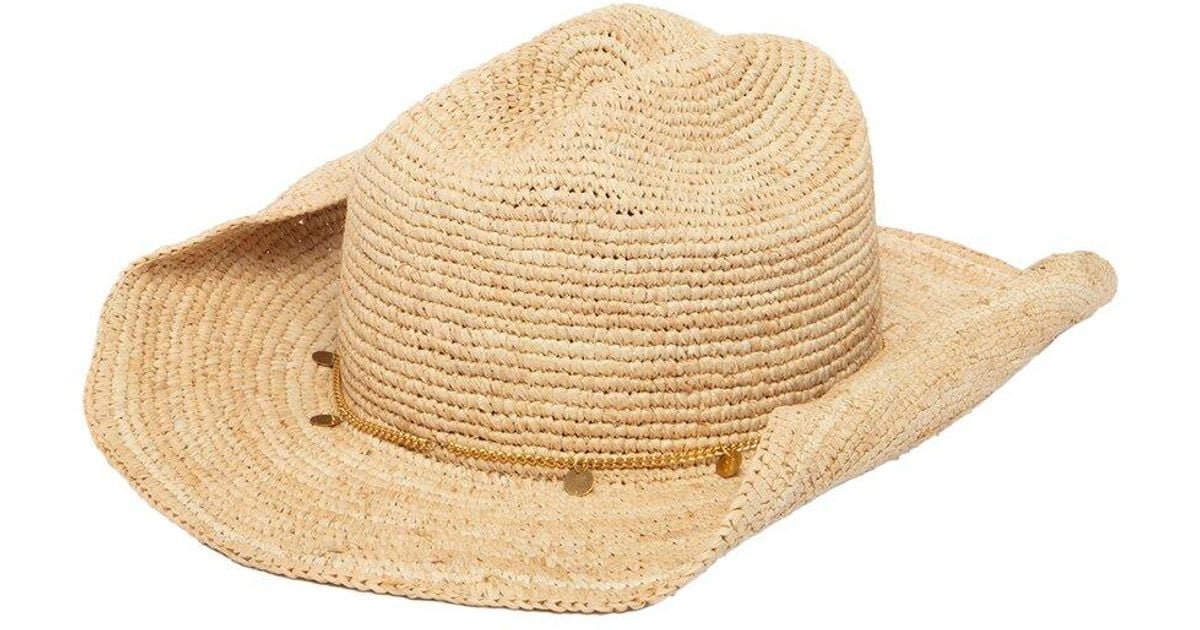 San Diego Hat Ines Cowboy Hat in Natural | Lyst