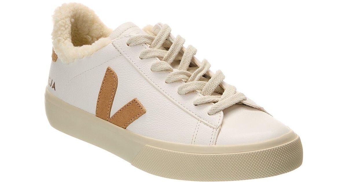 Veja Campo Winter Chromefree Leather Sneaker in White | Lyst