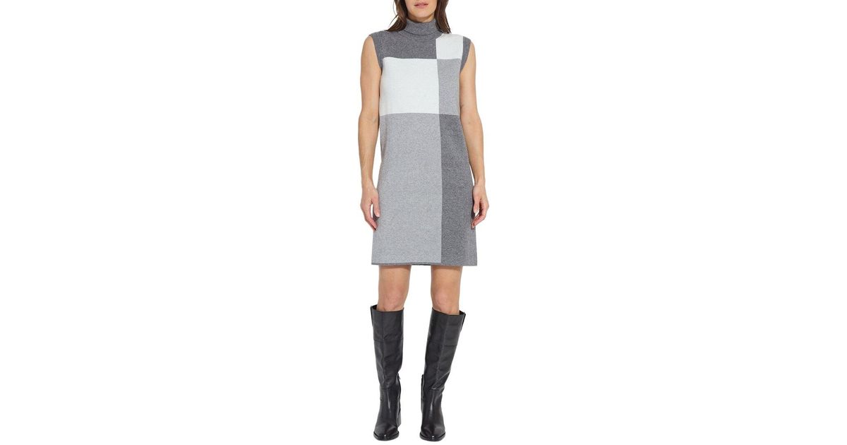 Lyssé New York Emerie Sweater Dress in Grey | Lyst UK