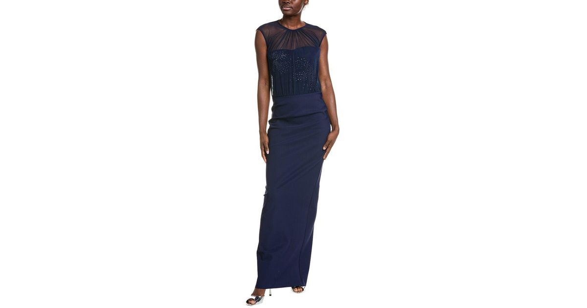 La Petite Robe Di Chiara Boni Gracie Gown in Blue | Lyst