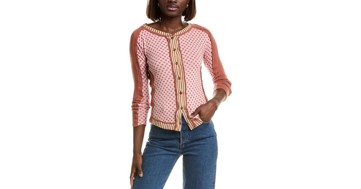 Free People Instant Classic T-Shirt in Red | Lyst UK