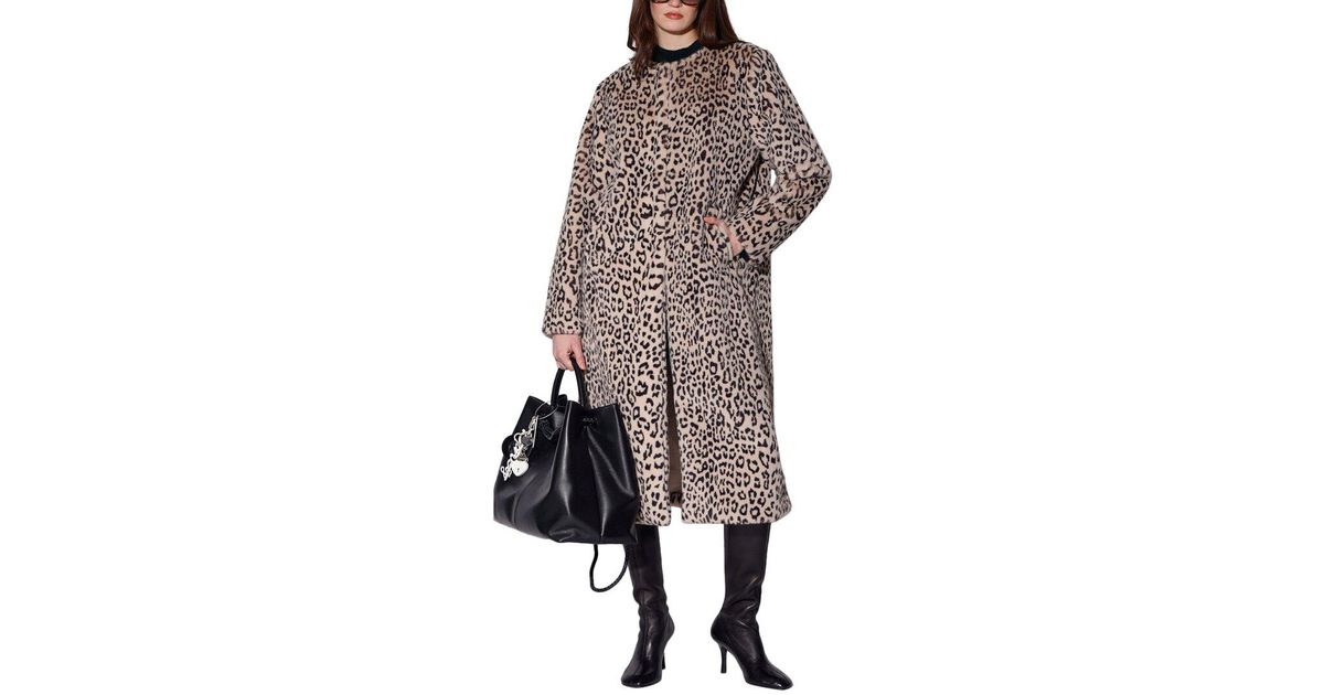 Walter Baker Pierre Coat in Brown | Lyst UK