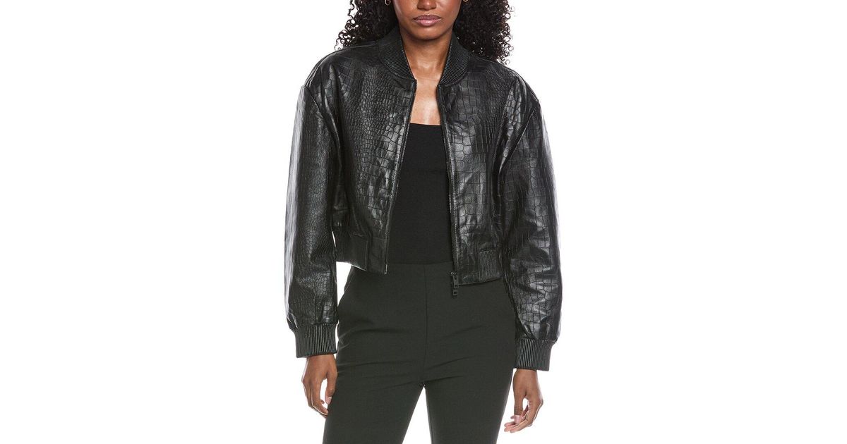 Walter Baker Rowan Leather Jacket in Black | Lyst UK