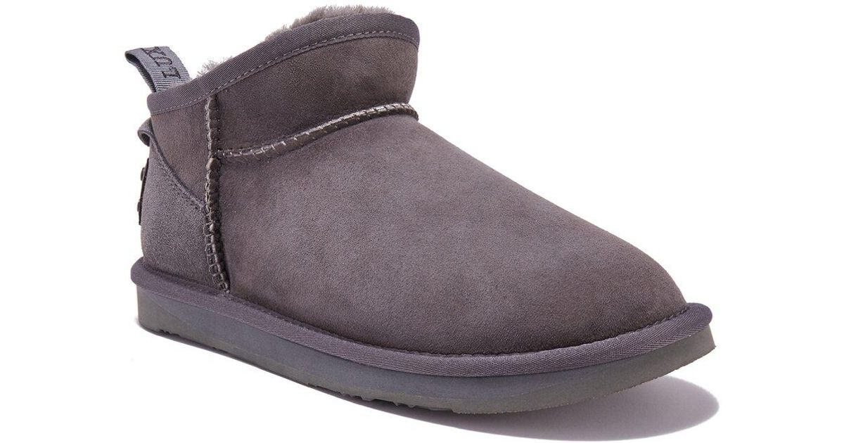 Australia Luxe Cosy Ultra Short Suede Boot in Purple | Lyst