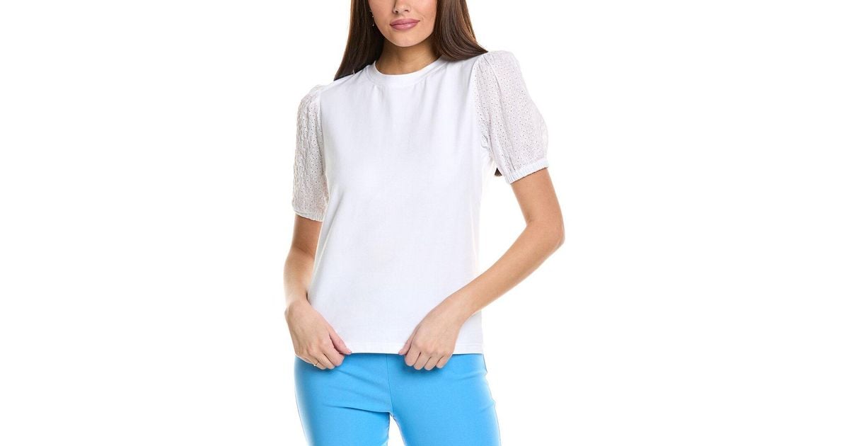 Sara Campbell Robin Top in White | Lyst