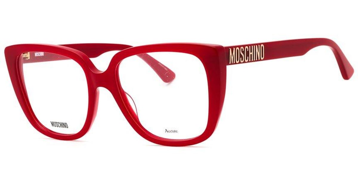 Moschino Mos622 53Mm Optical Frames in Red | Lyst UK