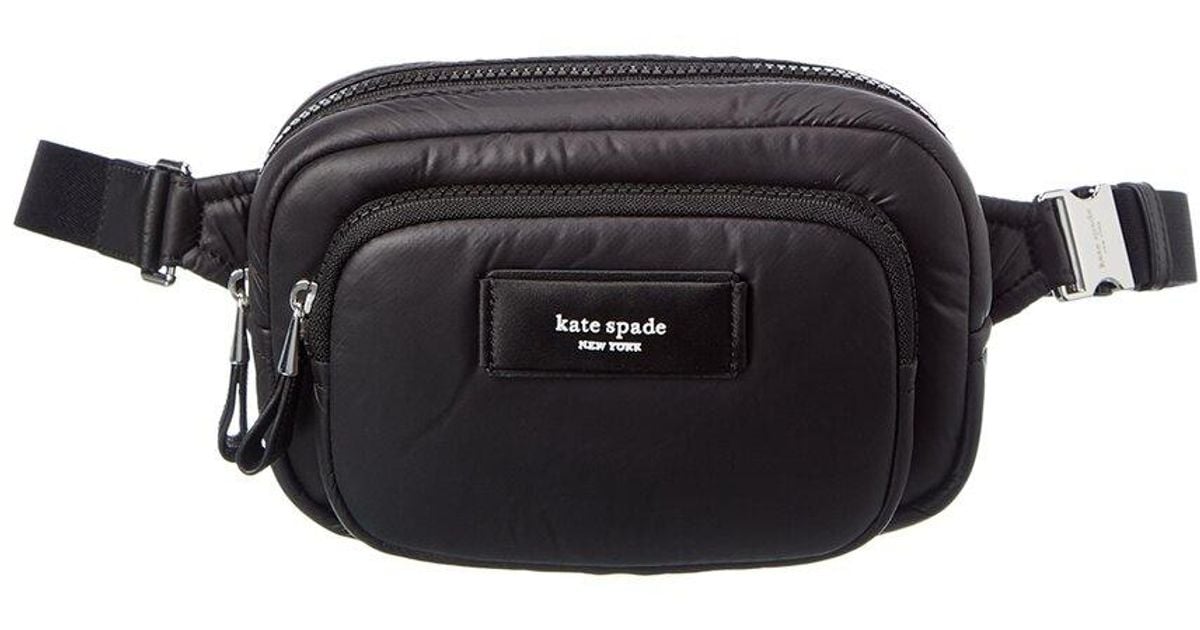 Kate Spade Puffed Puffy Belt Bag in Black | Lyst