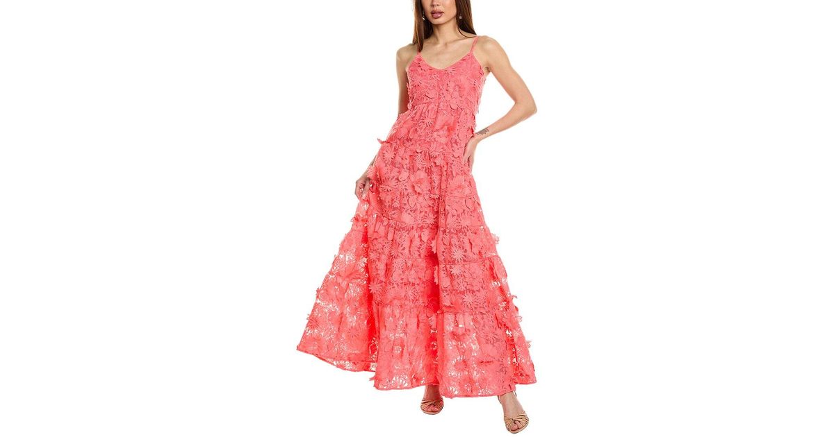 FLORA BEA NYC Davie Maxi Dress in Pink | Lyst