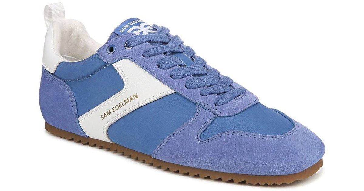 Sam Edelman Zaria Suede Sneaker in Blue | Lyst UK