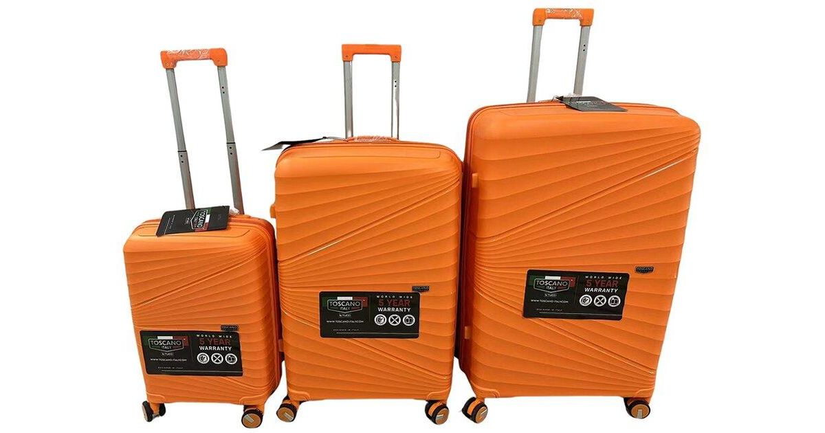 Tocco Toscano Stabile 3Pc Expandable Luggage Set in Orange | Lyst