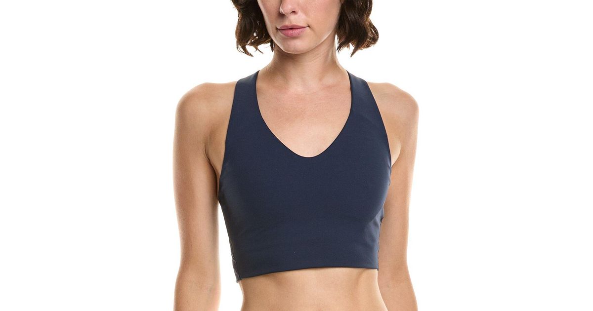 Spanx Get Moving Longline Sports Bra in Blue | Lyst UK