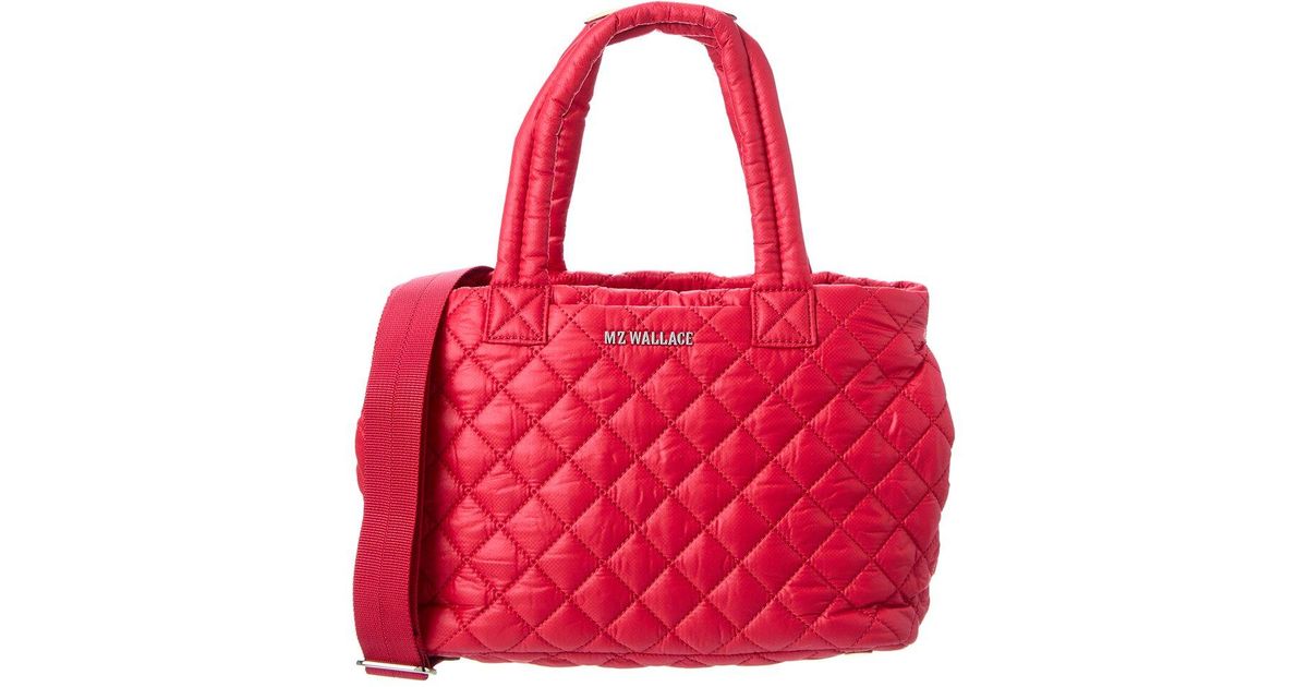 MZ Wallace Small Metro City Tote in Red | Lyst