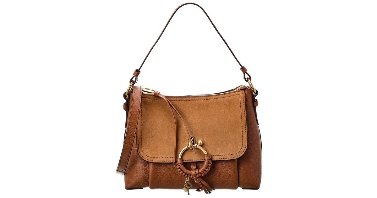 See By Chloé See By Chloe Joan Leather Crossbody in Brown | Lyst