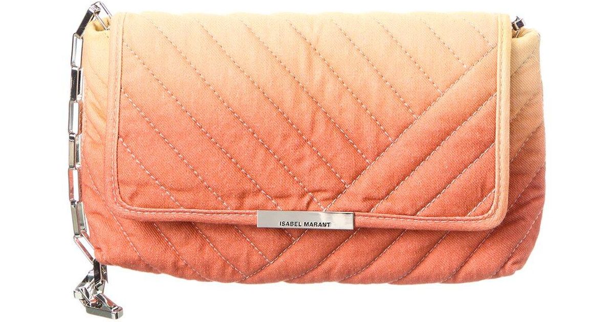 Isabel Marant Merine Clutch in Orange | Lyst UK