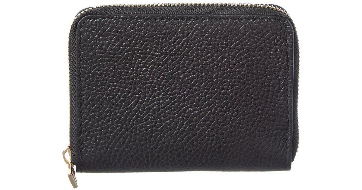 Persaman New York Jamie Zip Leather Wallet in Black | Lyst UK