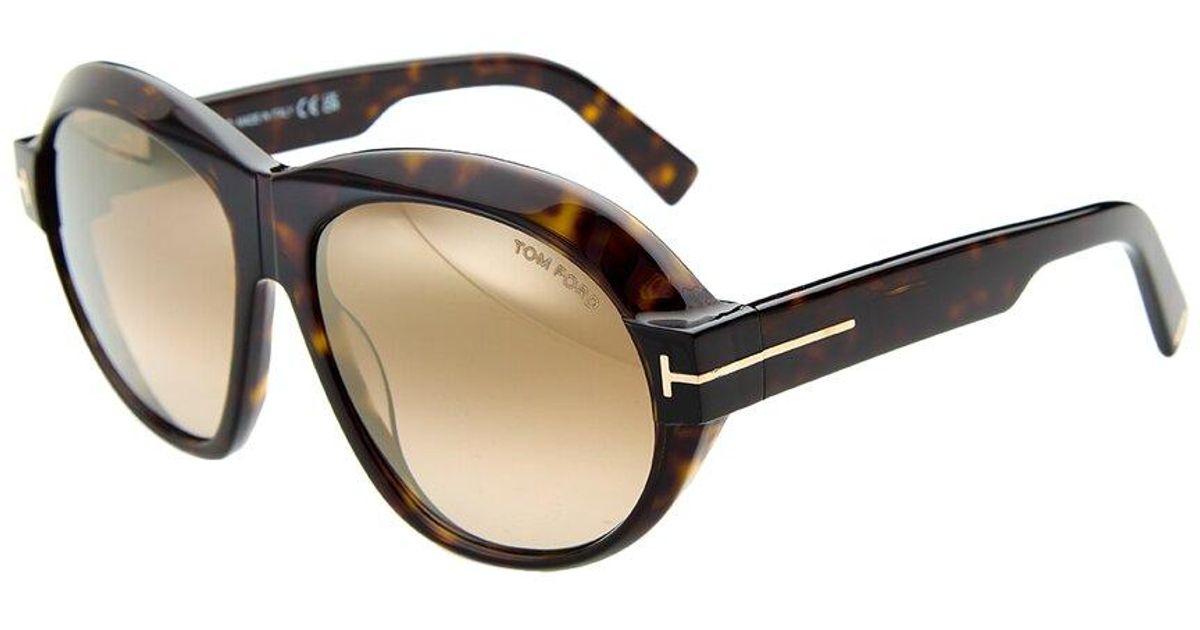 Tom Ford Inger 59Mm Sunglasses in Brown | Lyst UK
