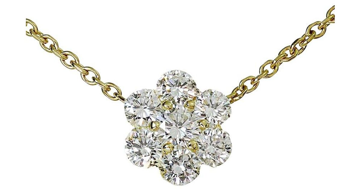 Van Cleef & Arpels 18K Diamond Necklace (Authentic Pre-Owned) in ...