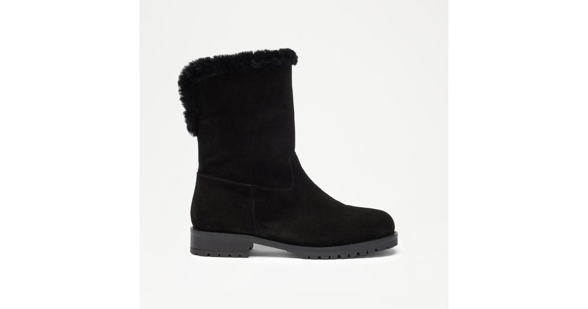 Russell & Bromley Unfold Fold Down Boot in Black | Lyst UK