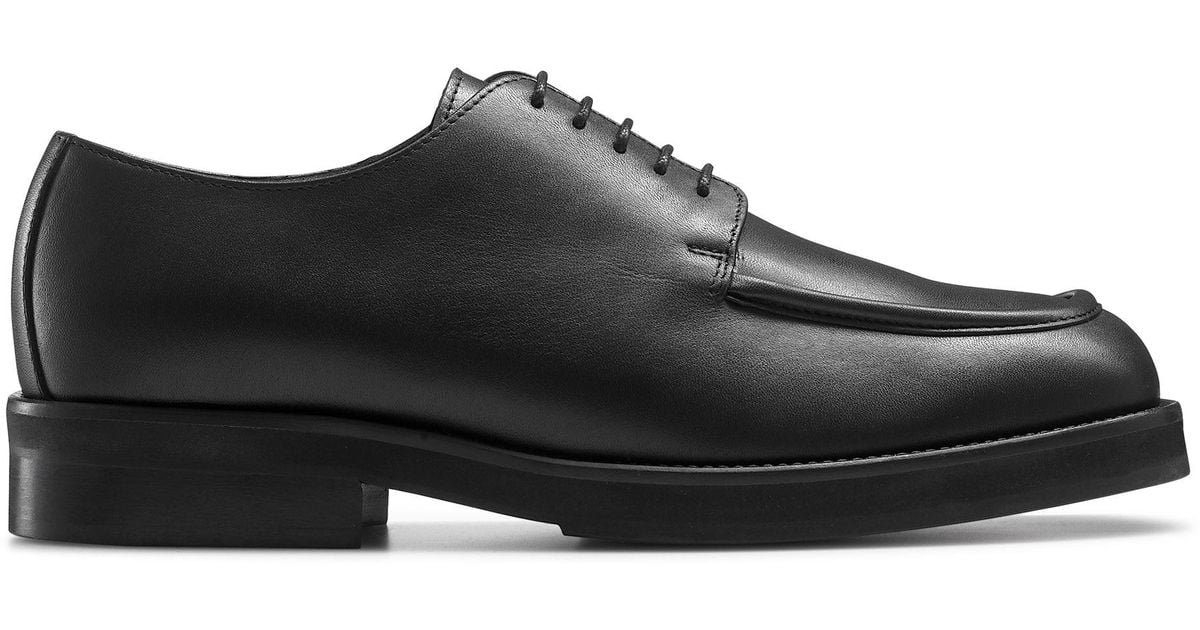 Russell & Bromley Faro Square Toe Apron Derby Shoe in Black for Men ...