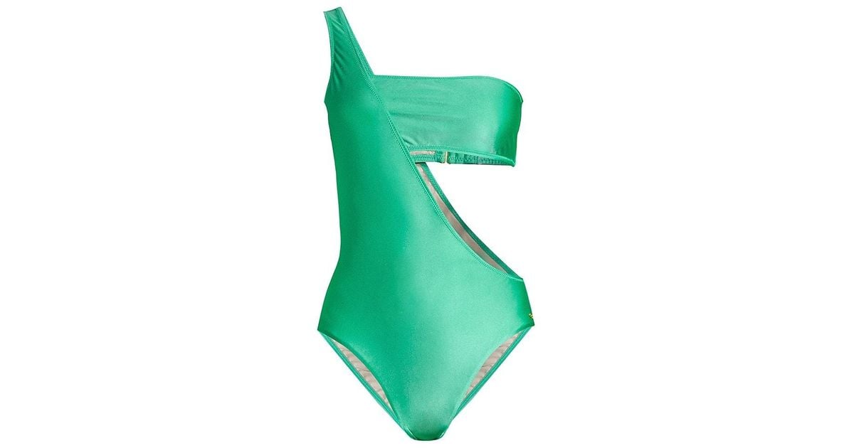 Pq Swim Phoebe One Piece Swimsuit In Green Lyst