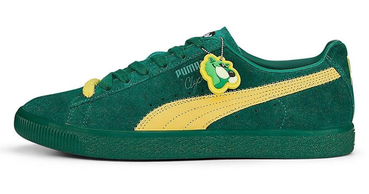 PUMA Clyde Super Sneakers in Green for Men | Lyst