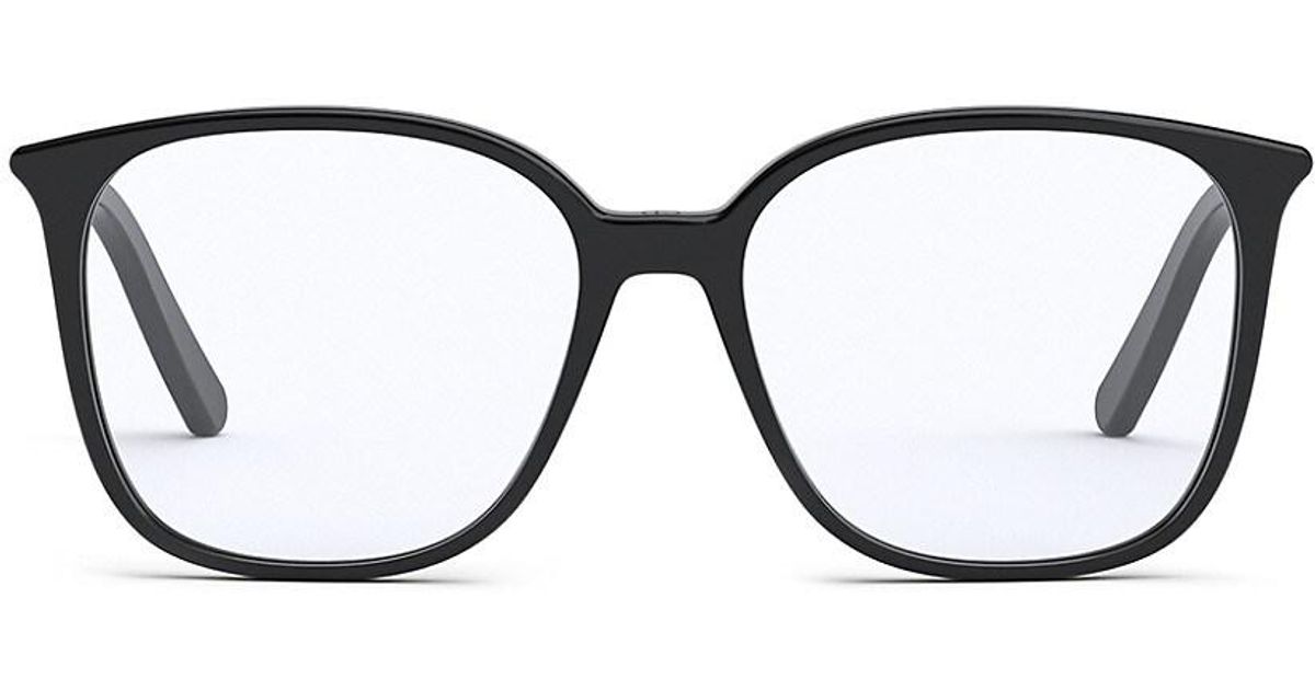 Dior Mini Cd Square Optical Eyeglasses in Black | Lyst