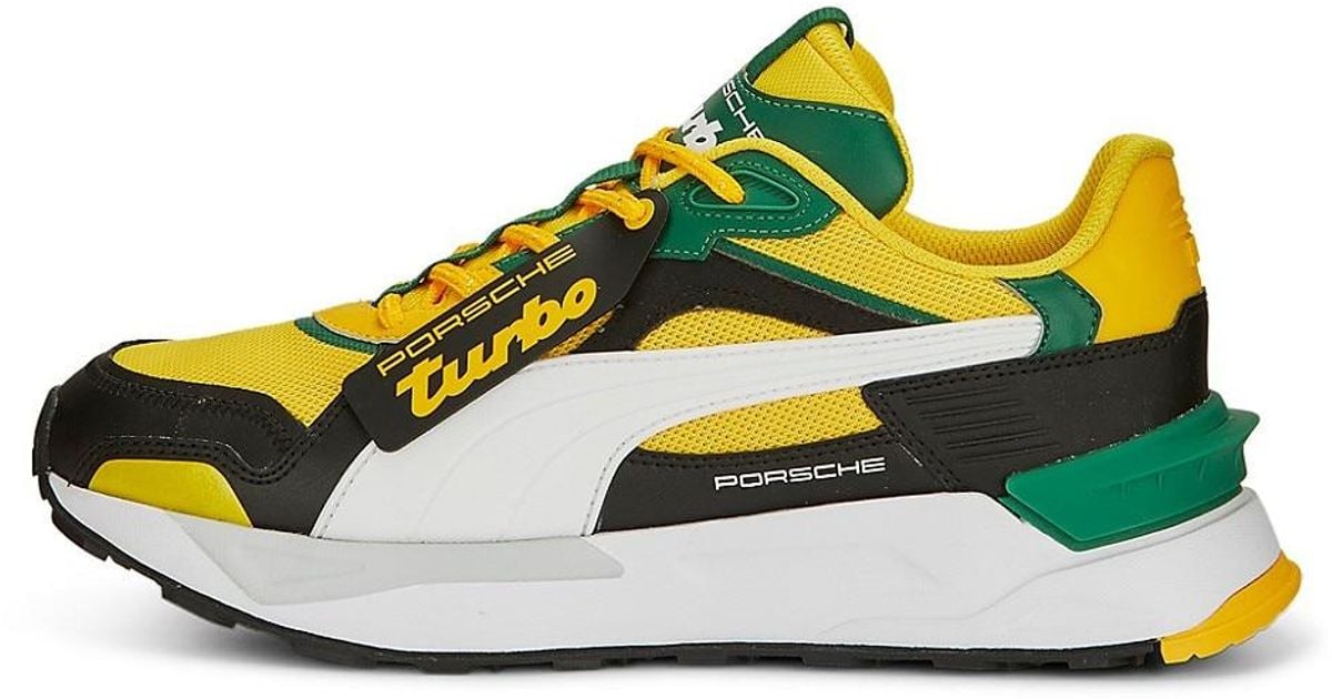 PUMA Pl Mirage Sport Asphalt Sneakers in Yellow for Men | Lyst