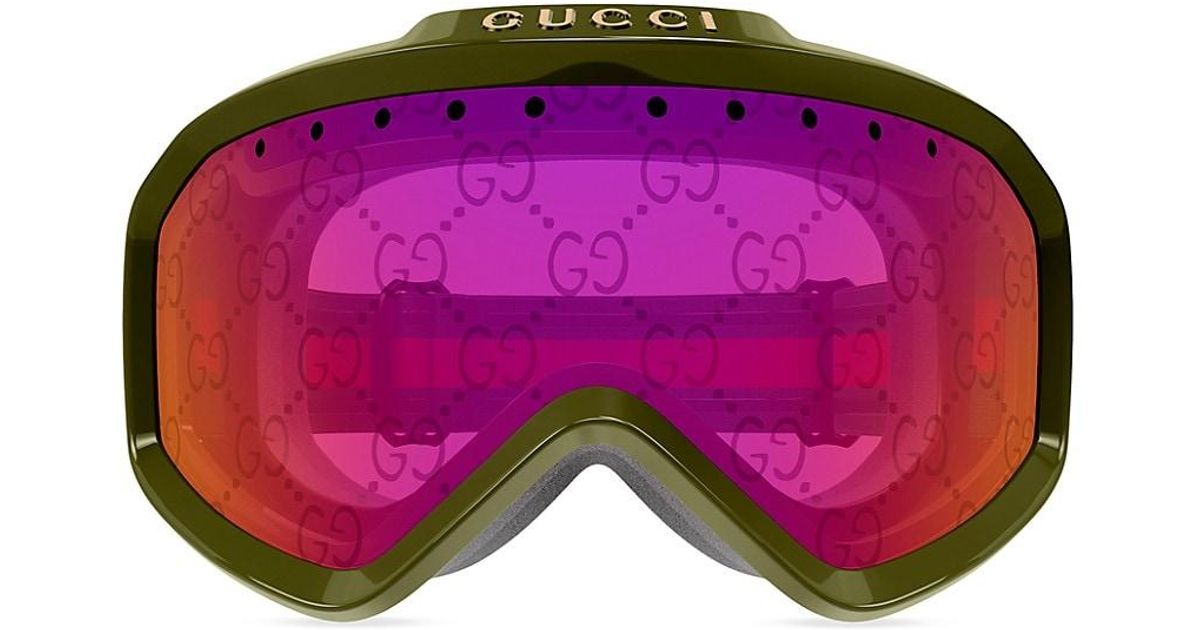 Gucci Ski Mask Injection Goggles in Pink for Men | Lyst
