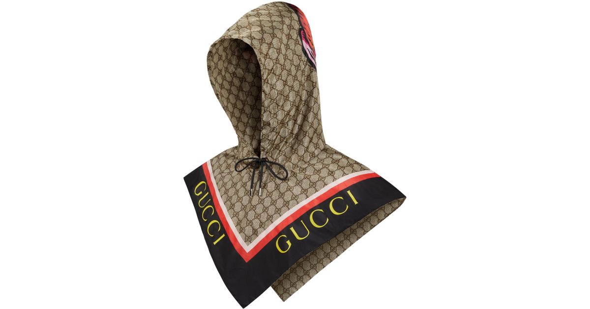 Gucci Men's Nylon Hood With Monkey Print - Size Medium for Men | Lyst