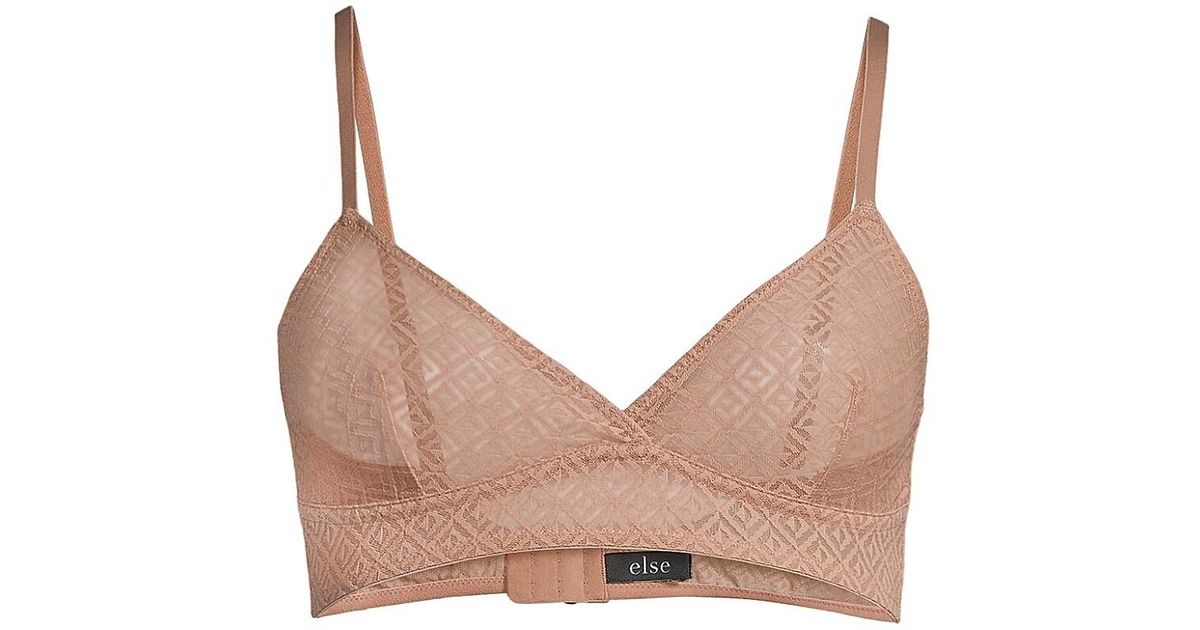 Else Betty Triangle Soft Bra In Natural Lyst