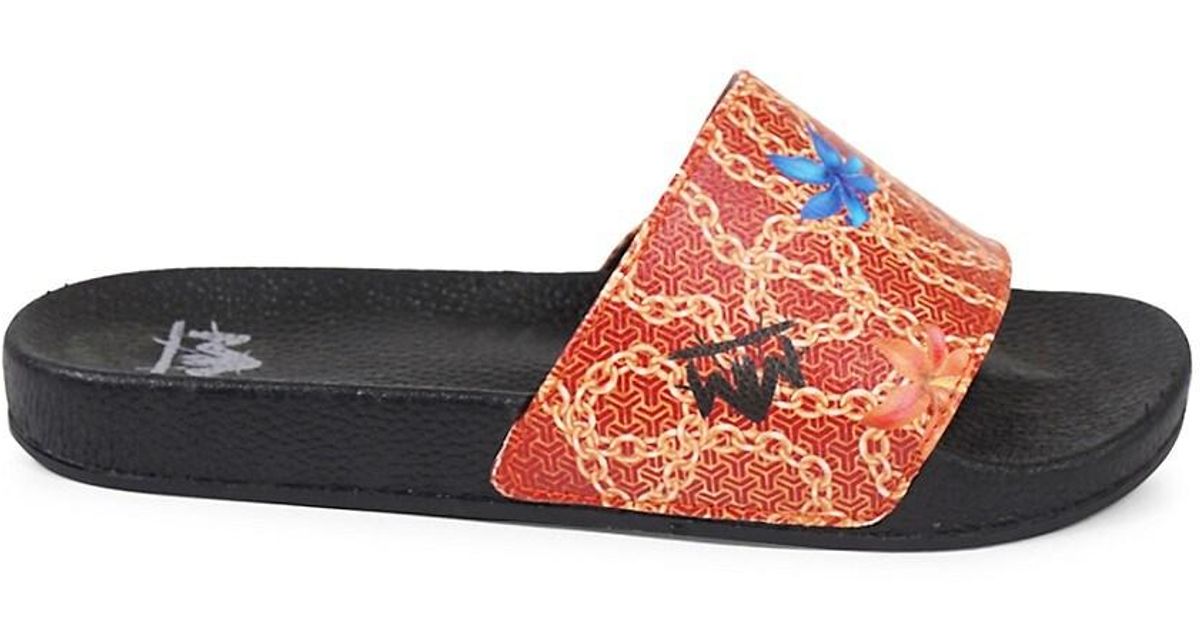 Signed By MCFLY Mcfly Chains Slides in White for Men | Lyst