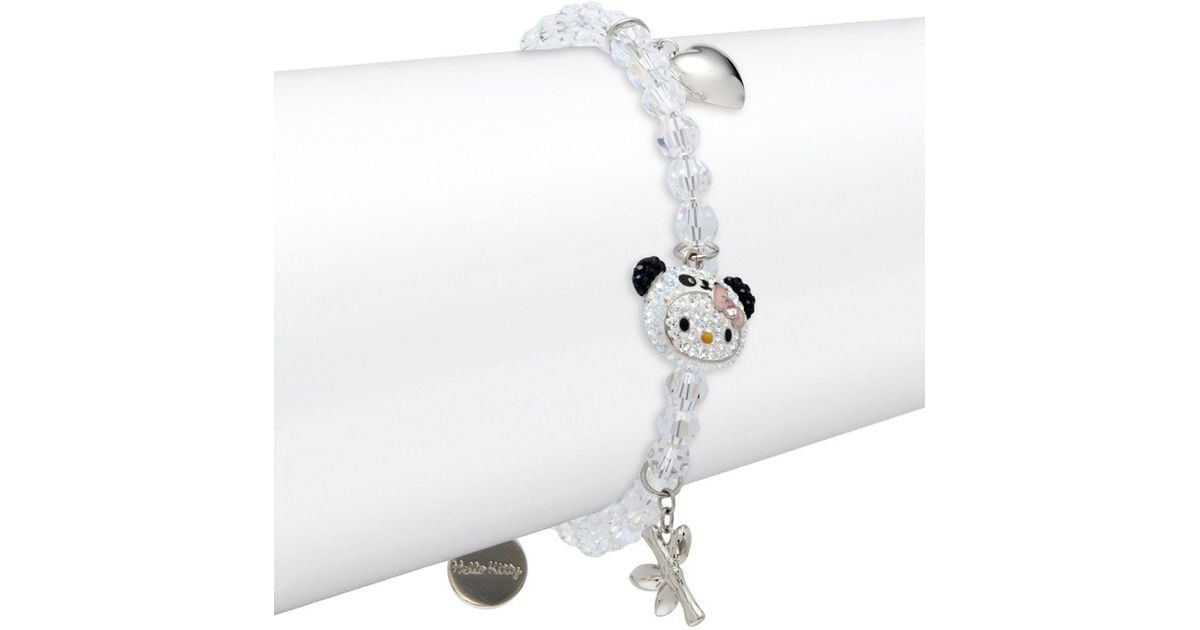 Swarovski Hello Kitty Crystal Bracelet in Metallic | Lyst