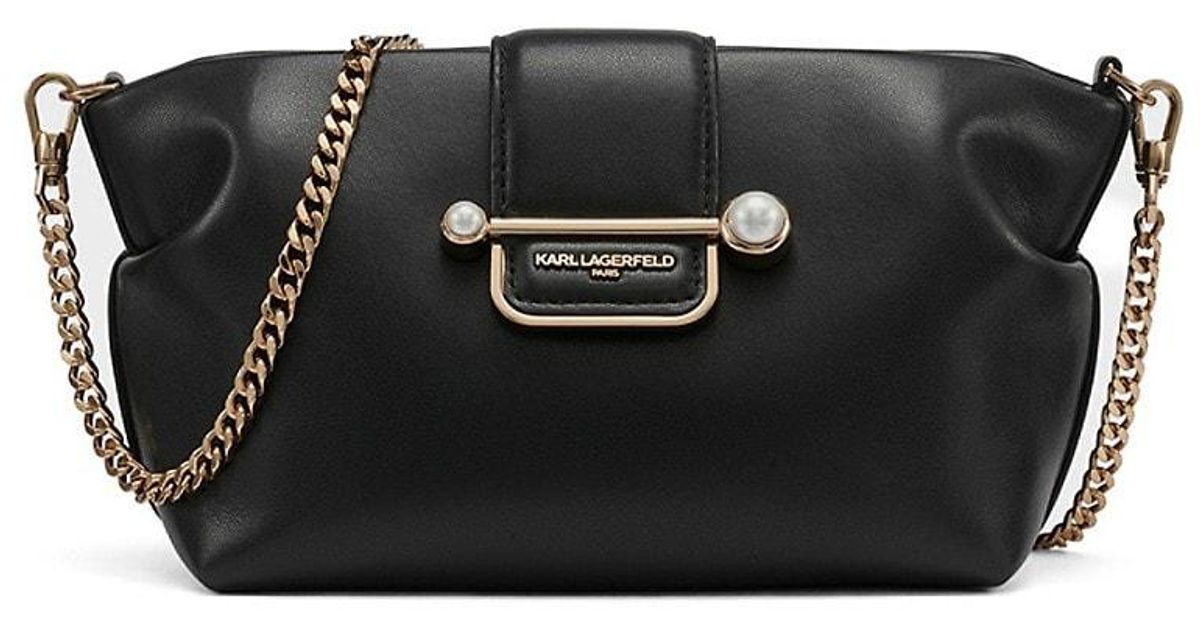 Karl Lagerfeld Dara Crossbody Bag in Black | Lyst UK