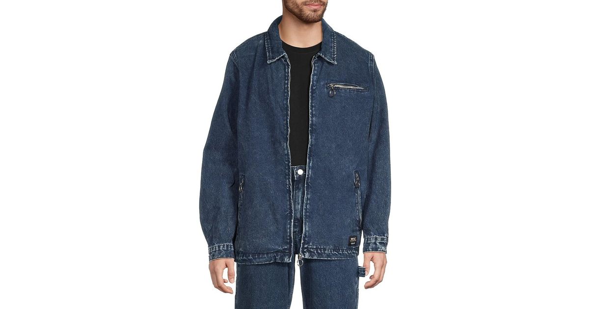 Wesc Denim Work Jacket in Blue for Men | Lyst UK