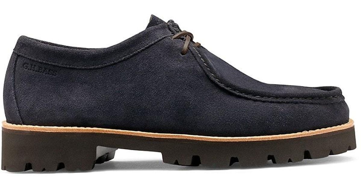 G.H. Bass & Co. G. H. Bass Wallace Suede Boat Shoes in Black for Men | Lyst