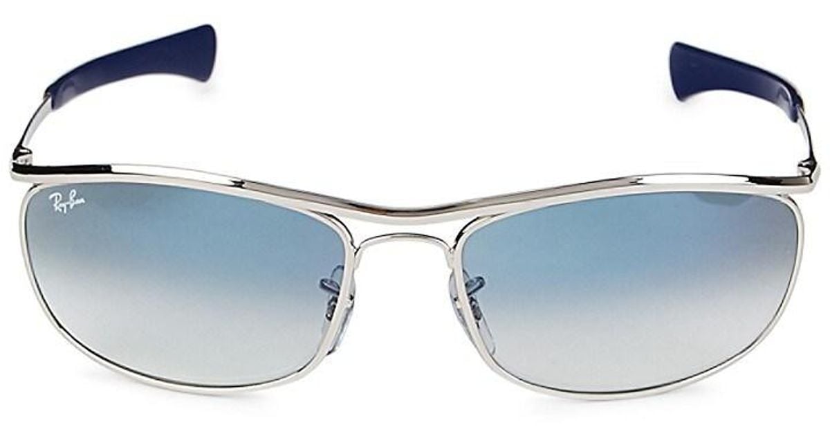Ray-Ban 62mm Olympian I Deluxe Sunglasses in Silver (Metallic) | Lyst