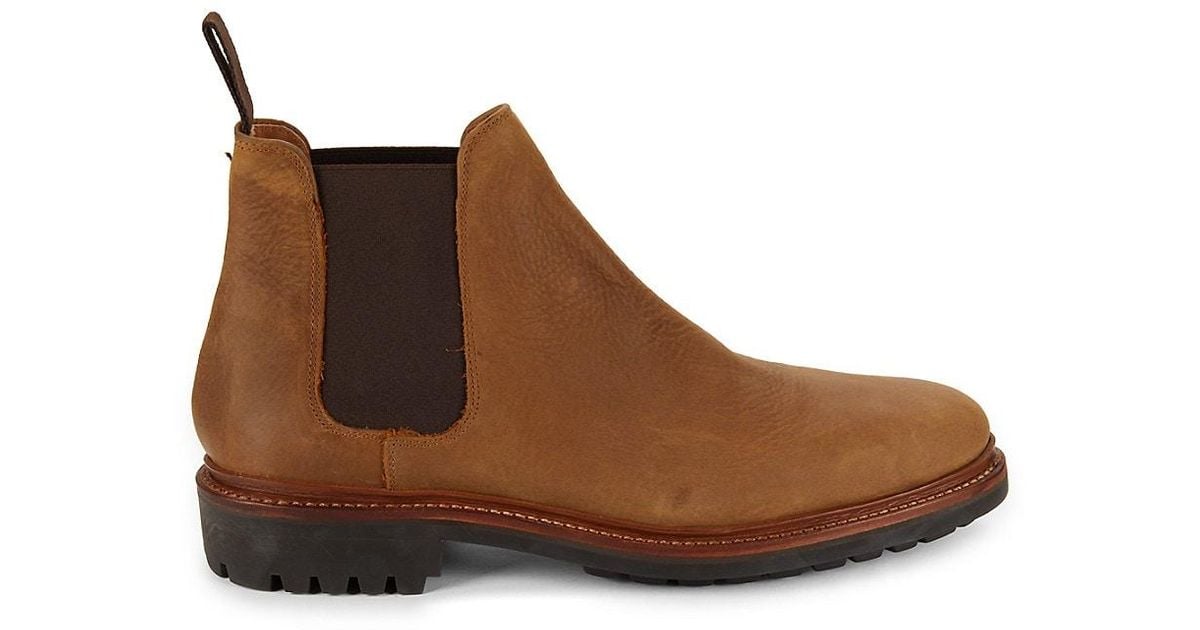 Allen Edmonds Wren Leather Chelsea Boots in Brown for Men | Lyst